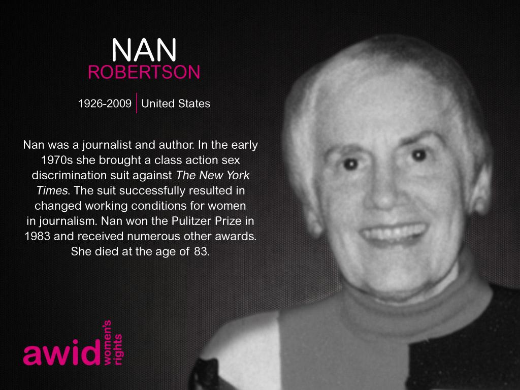 Nan Robertson | AWID