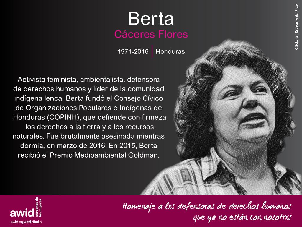 Berta Cáceres Flores | AWID