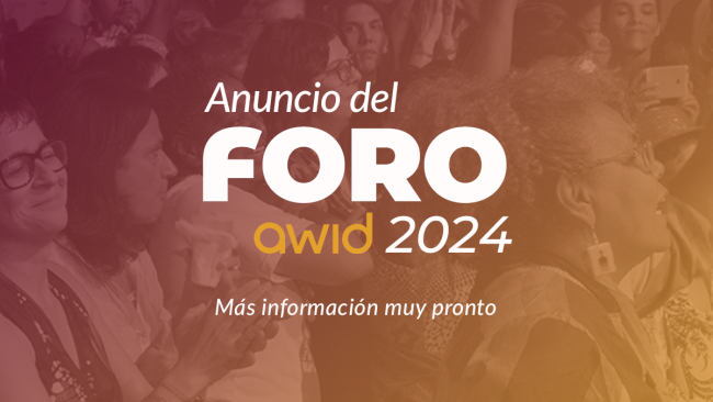 Anuncio: Foro AWID 2024 | AWID