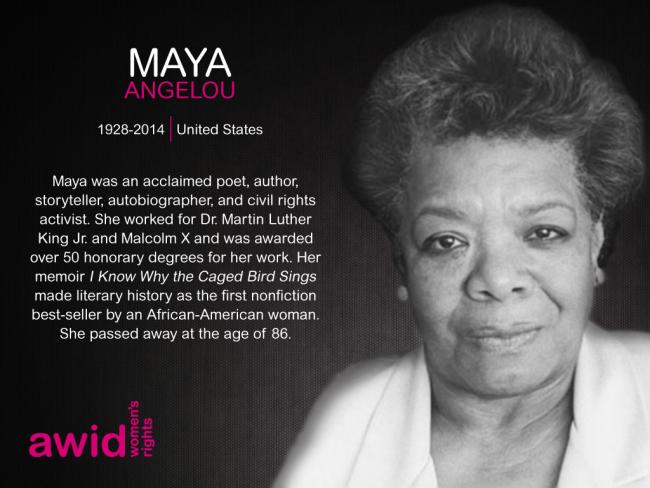 Maya Angelou | AWID
