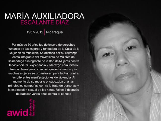 Maria Auxiliadora Escalante Di az | AWID